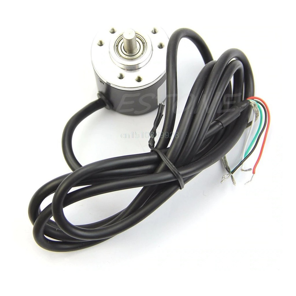 Encoder NPN Incremental 600 Pulsos por Volta tensão 5~24 Vdc Cabo ...