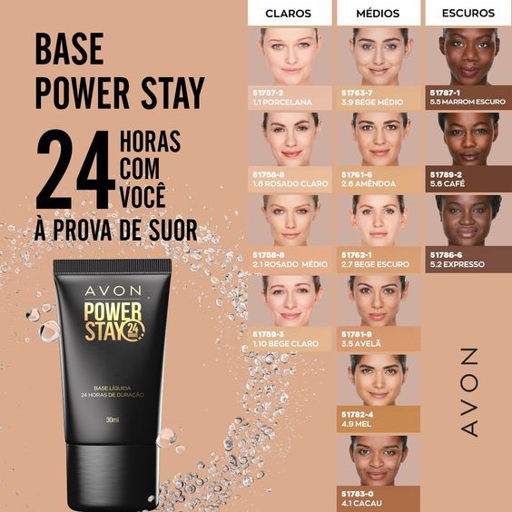 Base Líquida Avon Power Stay 30 ml-NOVO | Shopee Brasil
