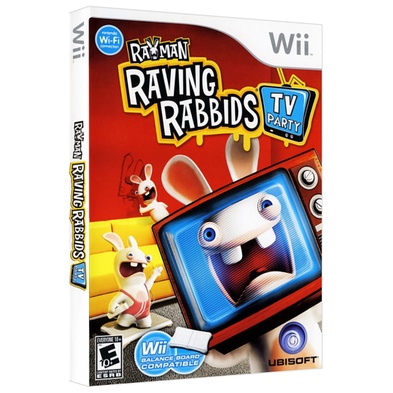 Jogo Nintendo wii Rayman Raving Rabbids TV Party | Shopee Brasil