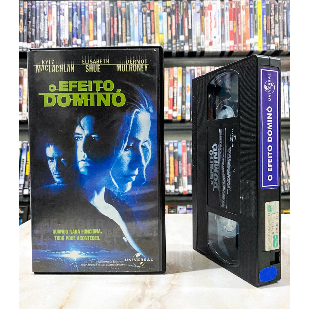 FITA VHS O Efeito Dominó - LEGENDADO Original Filme - Kyle MacLachlan ...