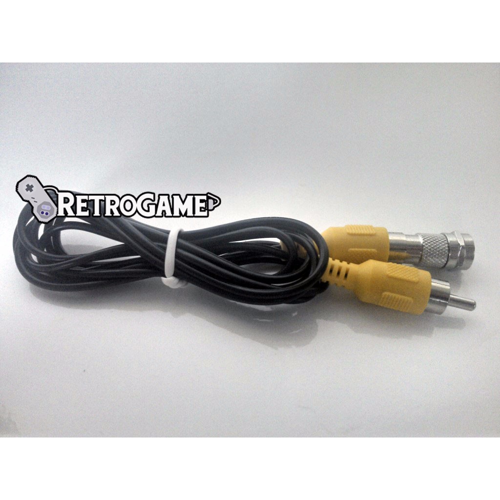 Cabo + Adaptador Rf Rca Atari Master System Mega Drive Snes Super ...
