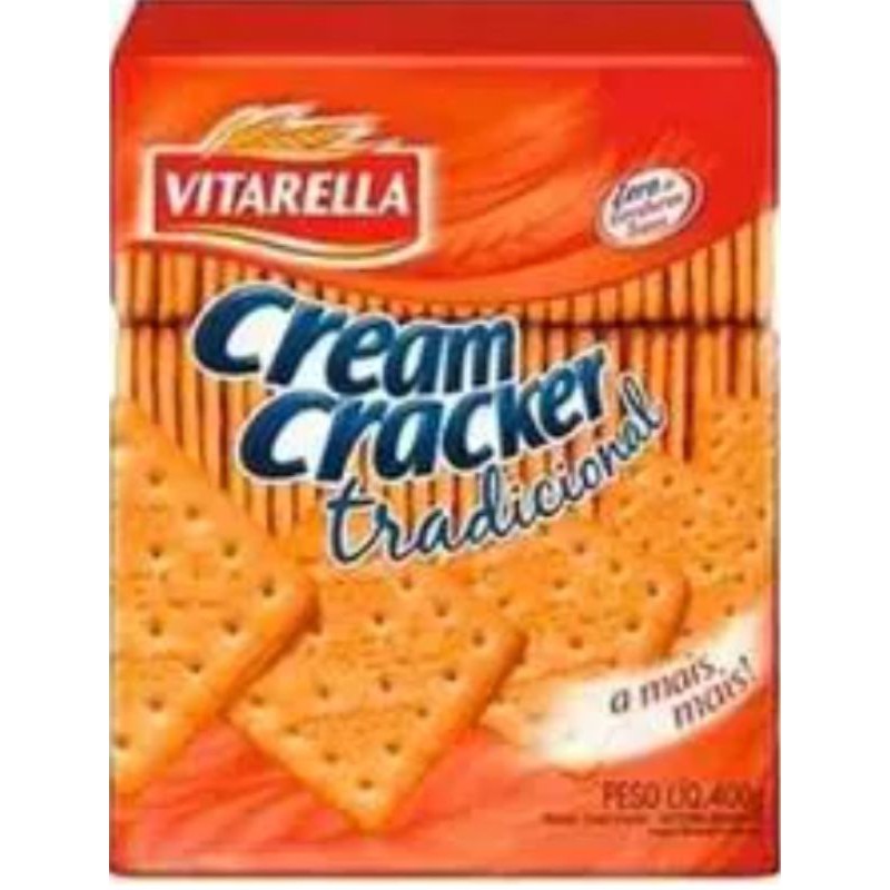 KIT COM 5 - Biscoito Cream Cracker Vitarella 350g. | Shopee Brasil