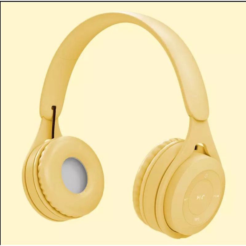 Fone de ouvido Bluetooth Headphone Bluetooth Fone Estéreo Amarelo YO8 ...