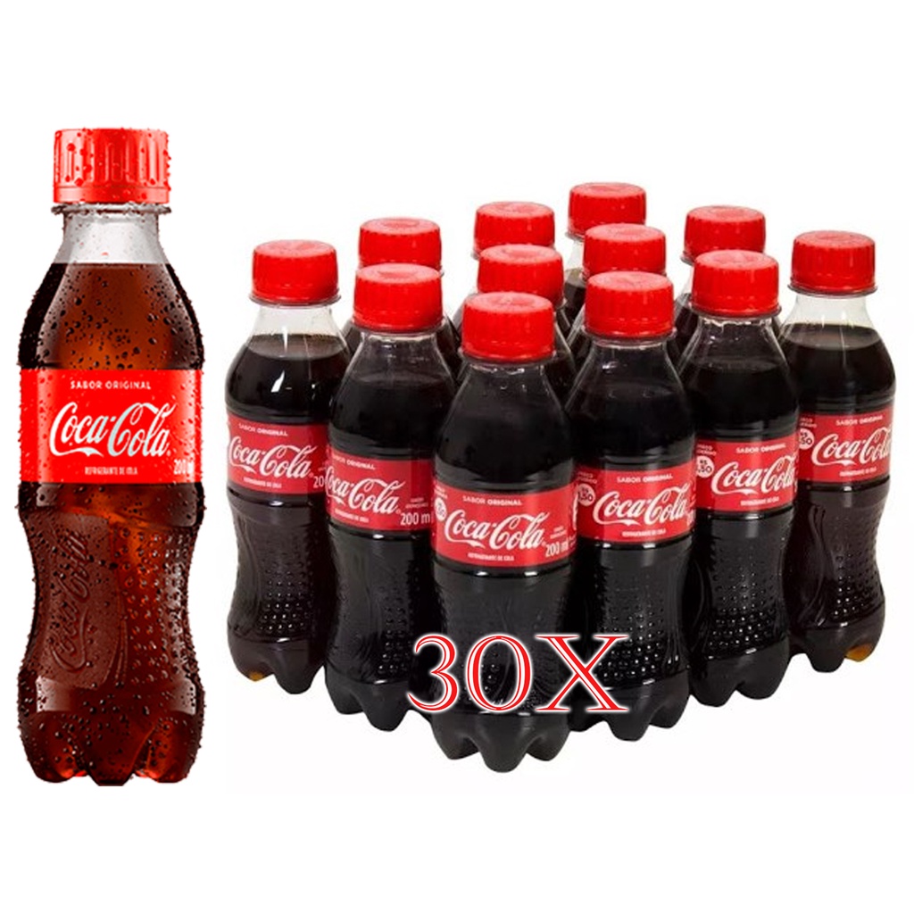 12 garrafa coca cola 200ml - Refrigerante | Shopee Brasil