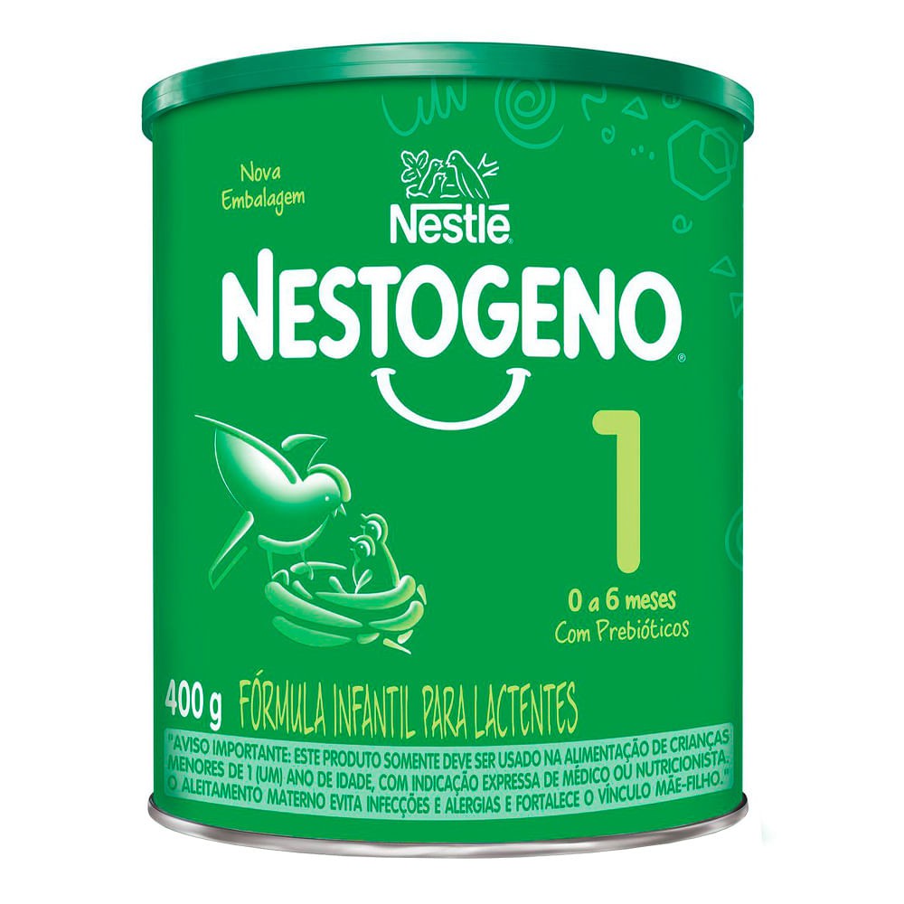 NESTOGENO 1 FORMULA INFANTIL NESTLE 400G | Shopee Brasil