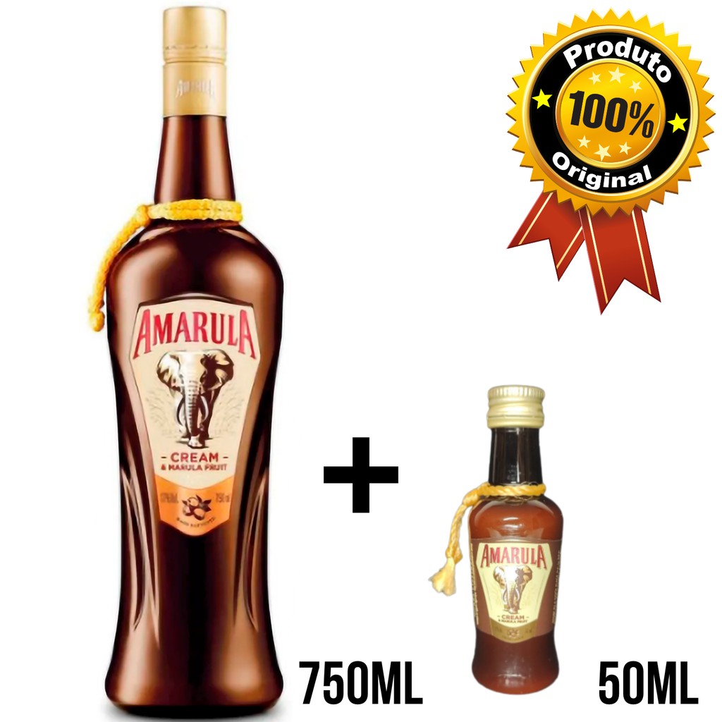 Kit Amarula 750ml + Mini Amarula 50ml | Shopee Brasil