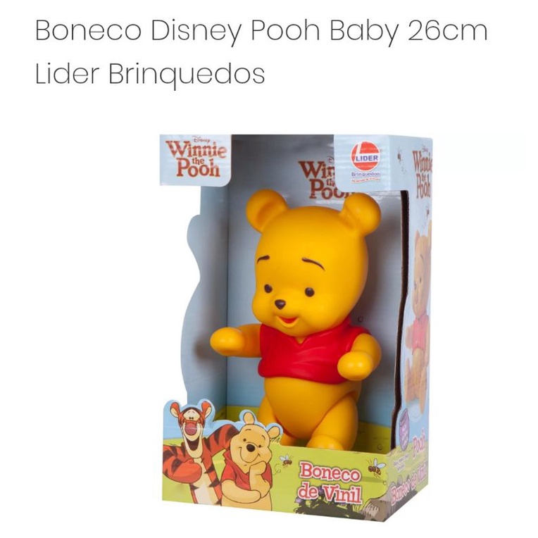 Boneco Vinil Ursinho Pooh Baby - Articulado - Muito lindo | Shopee Brasil