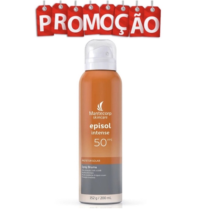 Protetor Solar Episol Mantecorp Skincare Intense Bruma FPS50 Spray ...