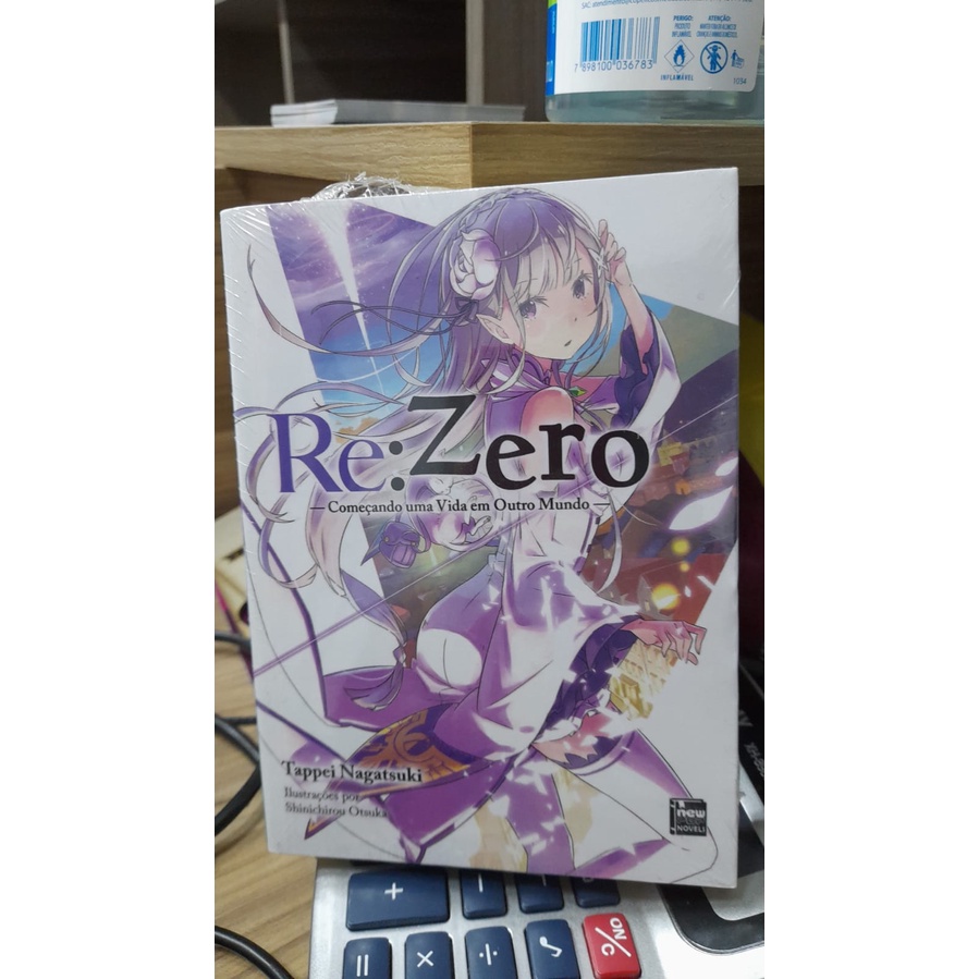 Re:Zero - Light Novel | Shopee Brasil