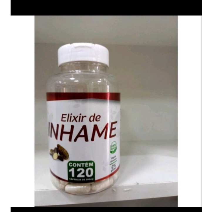 ELIXIR DE INHAME 120CAPS 500MG NATUERVAS | Shopee Brasil