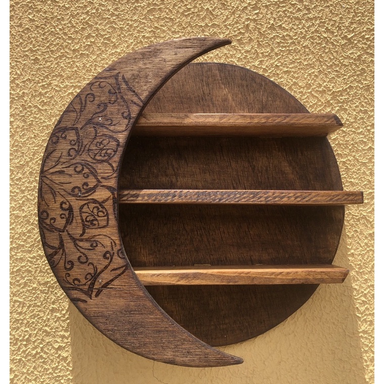 Nicho Lua Prateleira Cristais | Shopee Brasil