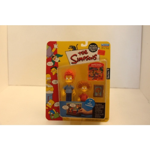 Os Simpsons Rod & Todd Flanders Serie 9 Voices Intelli T | Shopee Brasil