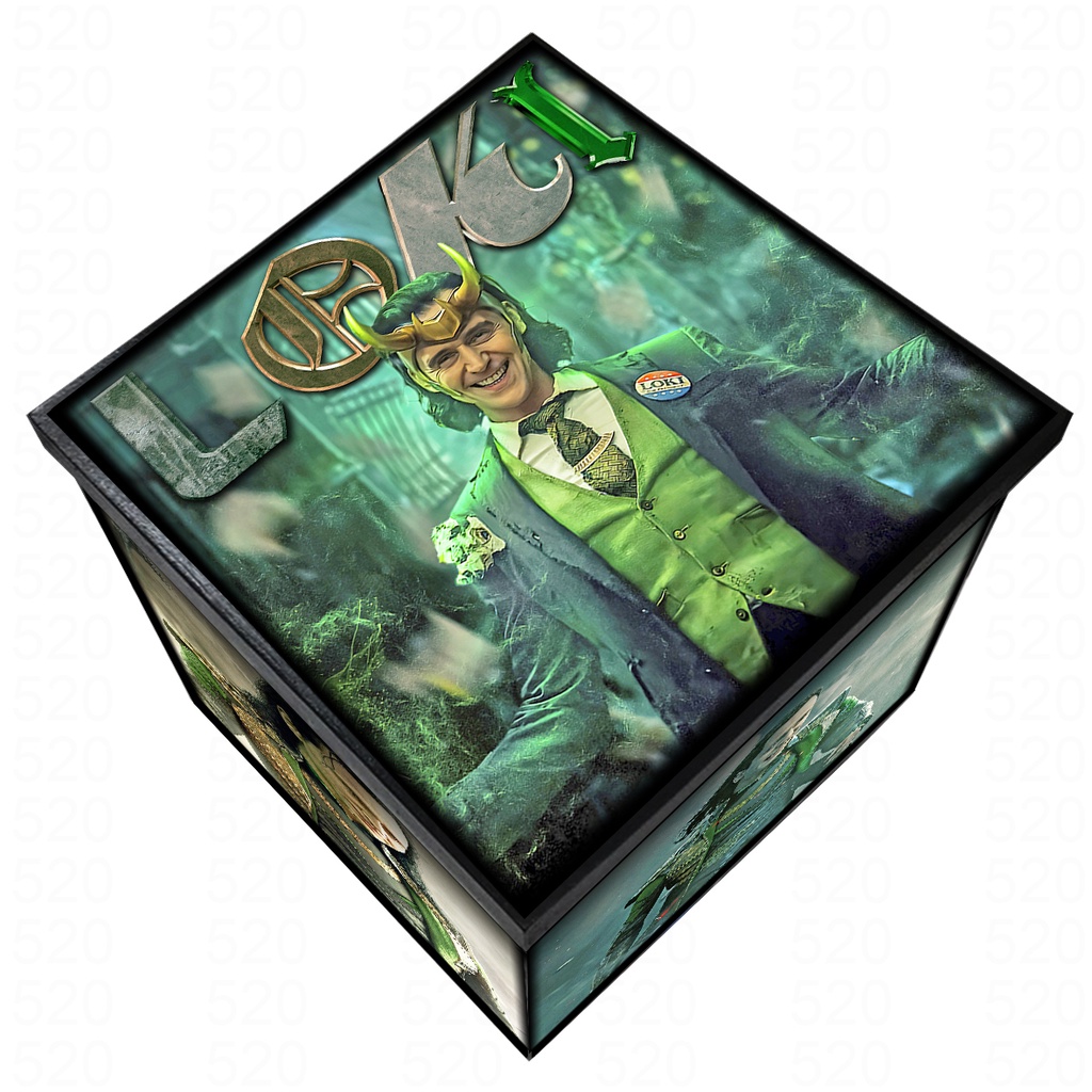Loki - Marvel Caixa Box Decorativa em MDF | Shopee Brasil