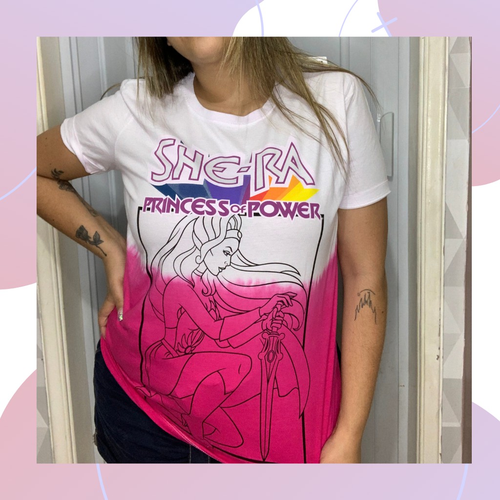T-shirt She-Ra | Shopee Brasil