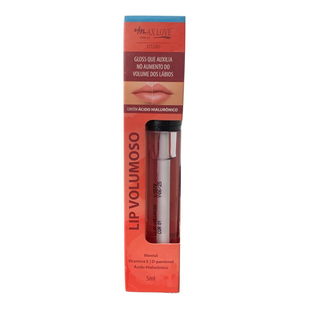 Gloss Transparente Max Love Lip Volumoso Para Aumentar O Volume Dos ...