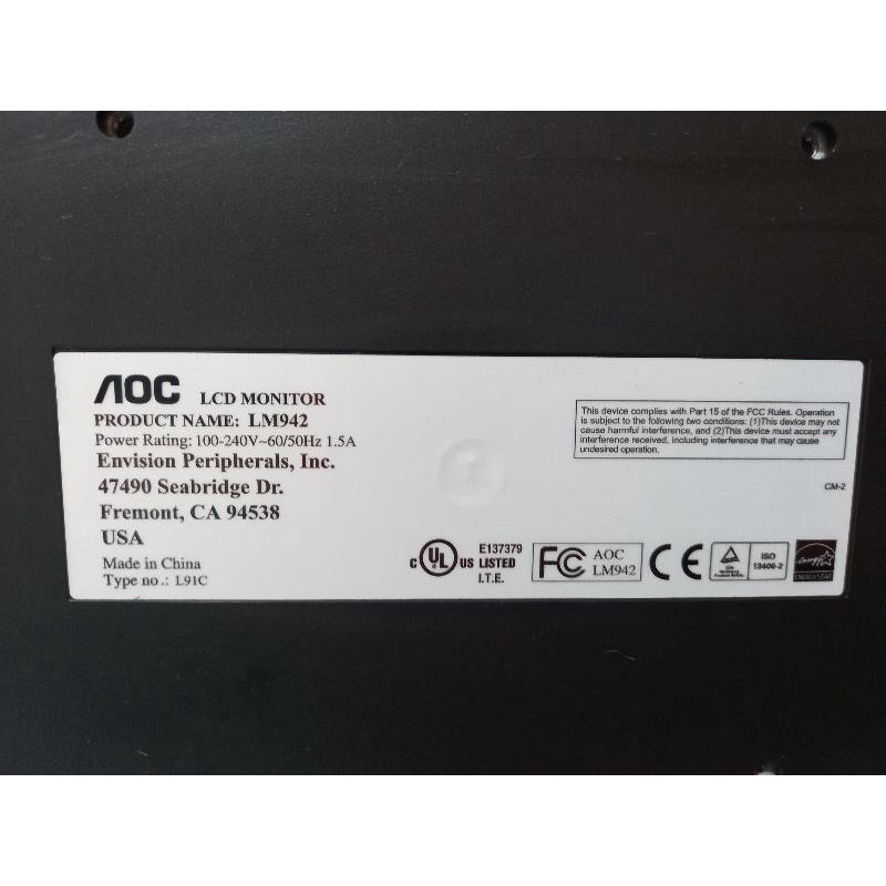 Monitor AOC 16 pol | Shopee Brasil