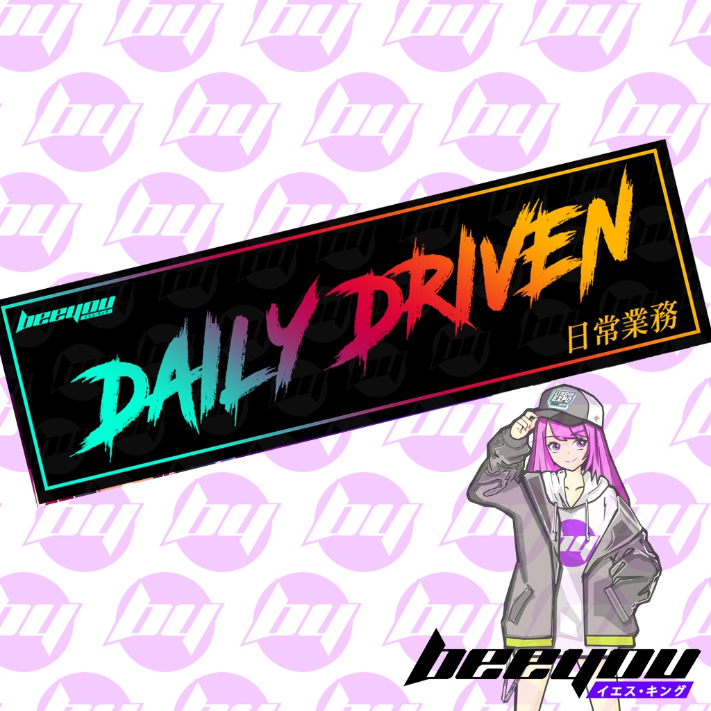 Adesivo Decorativo para Carro - Slap Sticker Waifu Itasha Personagens ...