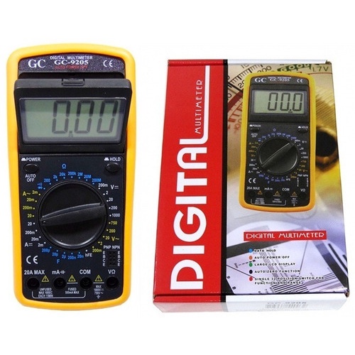 Multimetro Digital De Mesa GC-9205 Multimeter Medidor Novo | Shopee Brasil
