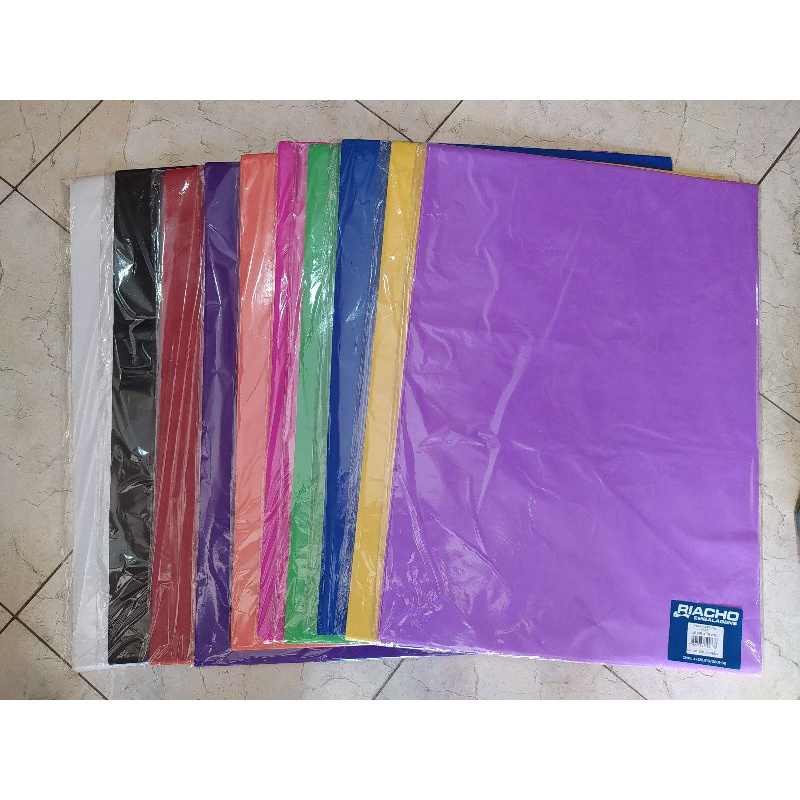 Papel de Seda Liso cores Sortidas 50x70 (pct c/100) | Shopee Brasil