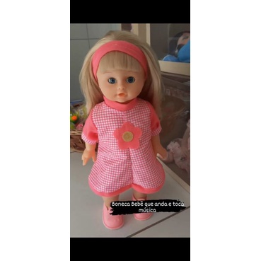 boneca bebê que anda musical caixa amassada | Shopee Brasil