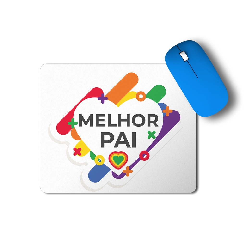 Mouse Pad Melhor Pai Do Mundo Orgulho E Amor LGBT | Shopee Brasil