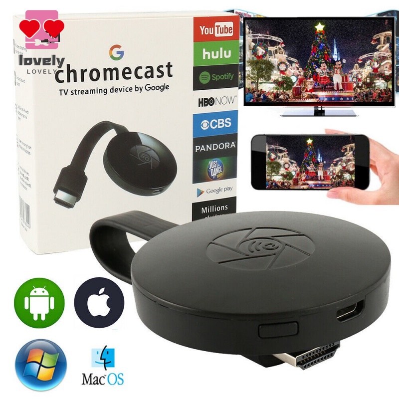 Mirascreen Chromecast G2 Miracast Tela Google Sem Fio Youtube Tv Vara ...