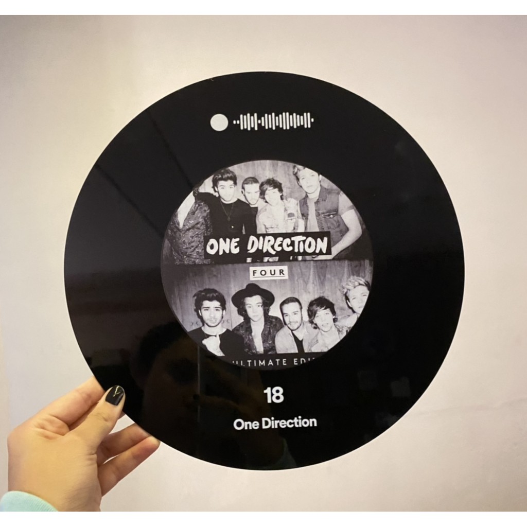Placa “Vinil” Spotify 18 one direction | Shopee Brasil
