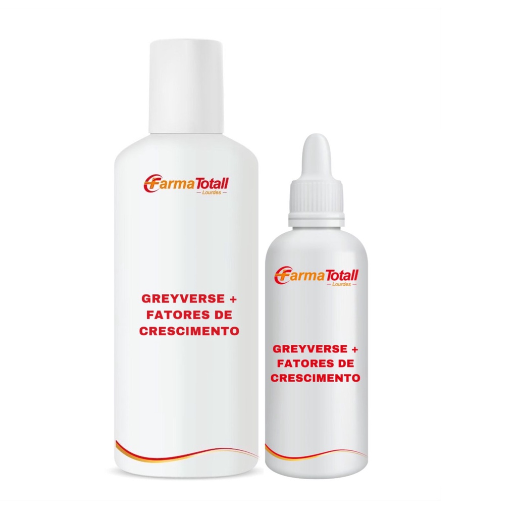 Kit - Greyverse + Fatores De Crescimento - Tônico E Shampoo | Shopee Brasil
