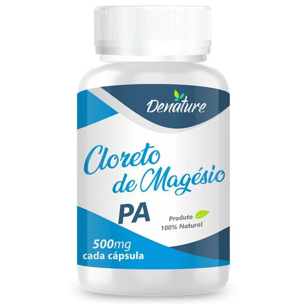 Cloreto de Magnésio PA 500mg 100 cápsulas - Denature | Shopee Brasil