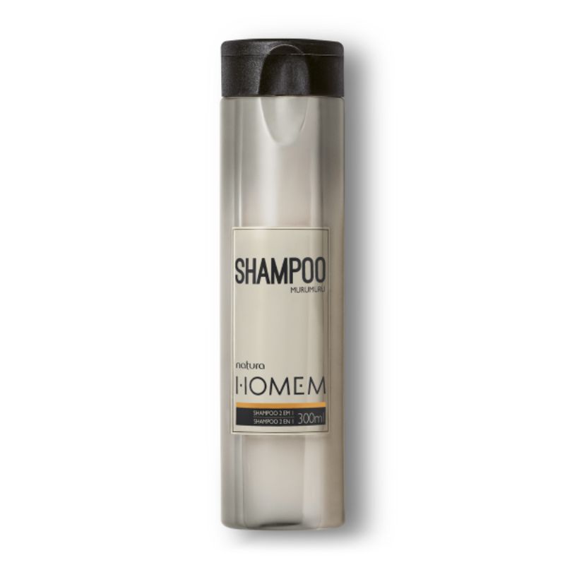 Shampoo masculino natura homem 2 em 1 300ml | Shopee Brasil