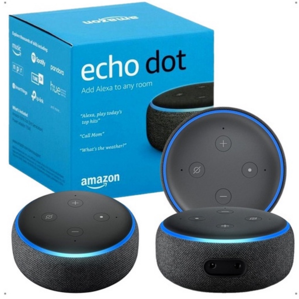Alexa Original Português 3º geração Echo dot Smart Speaker Assistente ...