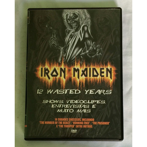 Dvd Iron Maiden 12 Wasted Years | Shopee Brasil