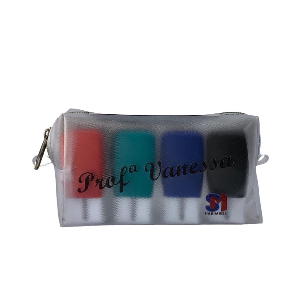 KIT PROFESSOR 4 CARIMBOS + ESTOJO PERSONALIZADO | Shopee Brasil