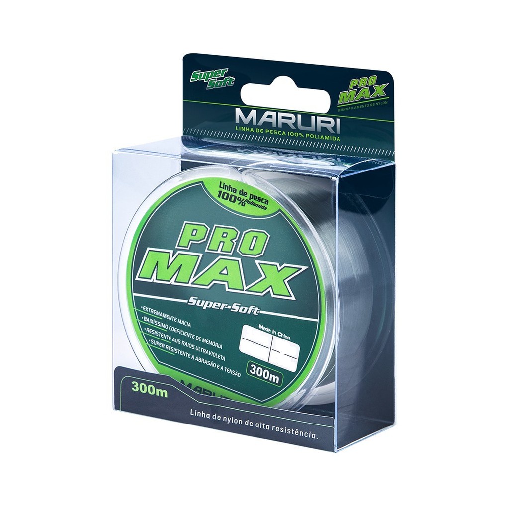 Linha Maruri Pro Max 300m ( Monofilamento ) | Shopee Brasil