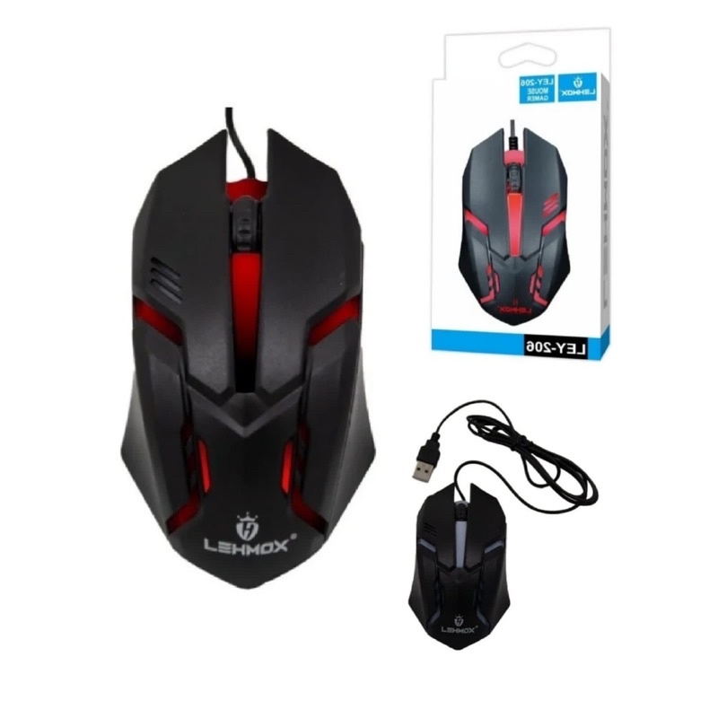 Mouse Com Fio Lehmox Gamer | Shopee Brasil