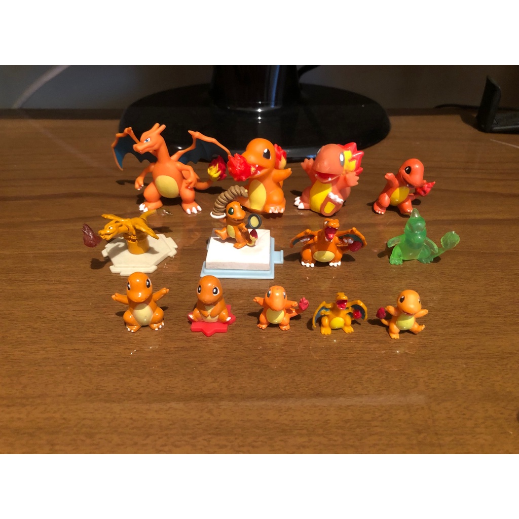 Bonecos Pokemon - Charmander, Charmeleon e Charizard - Kanto | Shopee ...