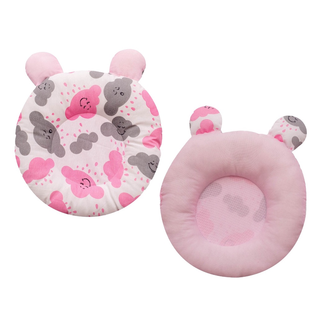 Travesseiro Anatômico Para Bebê Dupla Face Almofada de Bebê com Orelinhas | Shopee Brasil