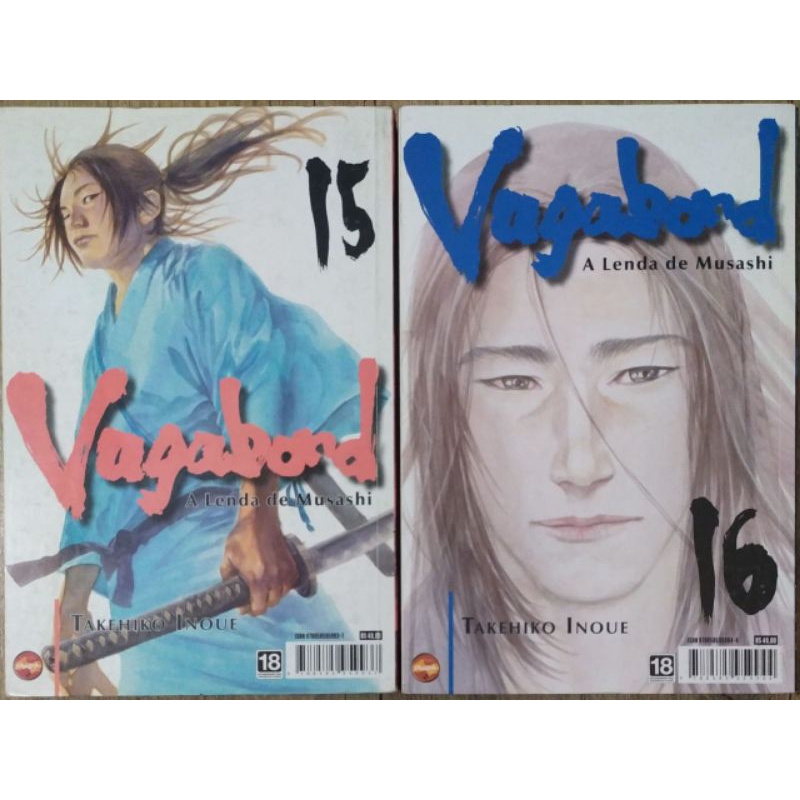 vagabond vol 15 e 16 - kit 2 mangás sampa | Shopee Brasil