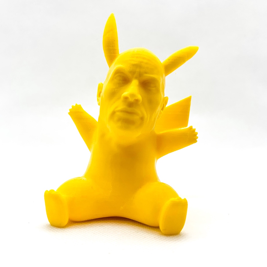 The Rock Pikachu - Meme Dwayne Johnson Pikachu - Pikarock | Shopee Brasil