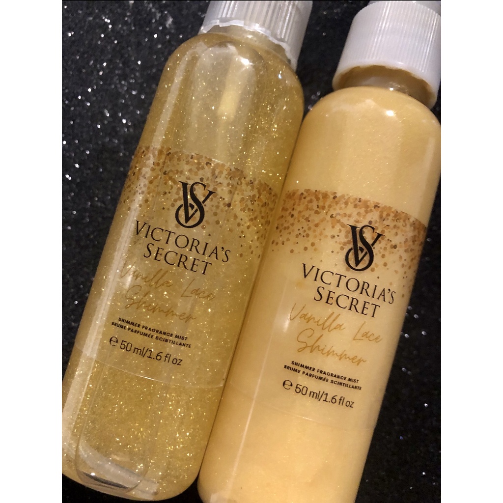 PROMOÇÃ0 MINI KIT VS Body Splash Shimmer Glitter + Creme Hidratante ...