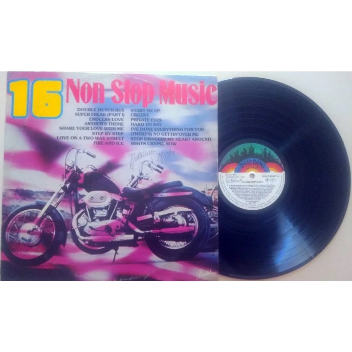 Disco de Vinil / Lp: 16 Non Stop Music (Rolling Stones, Lionel Richie ...