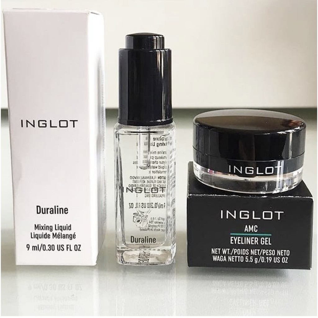 Delineador Em Gel 77 Inglot + Inglot Duraline Diluidor 9ml | Shopee Brasil