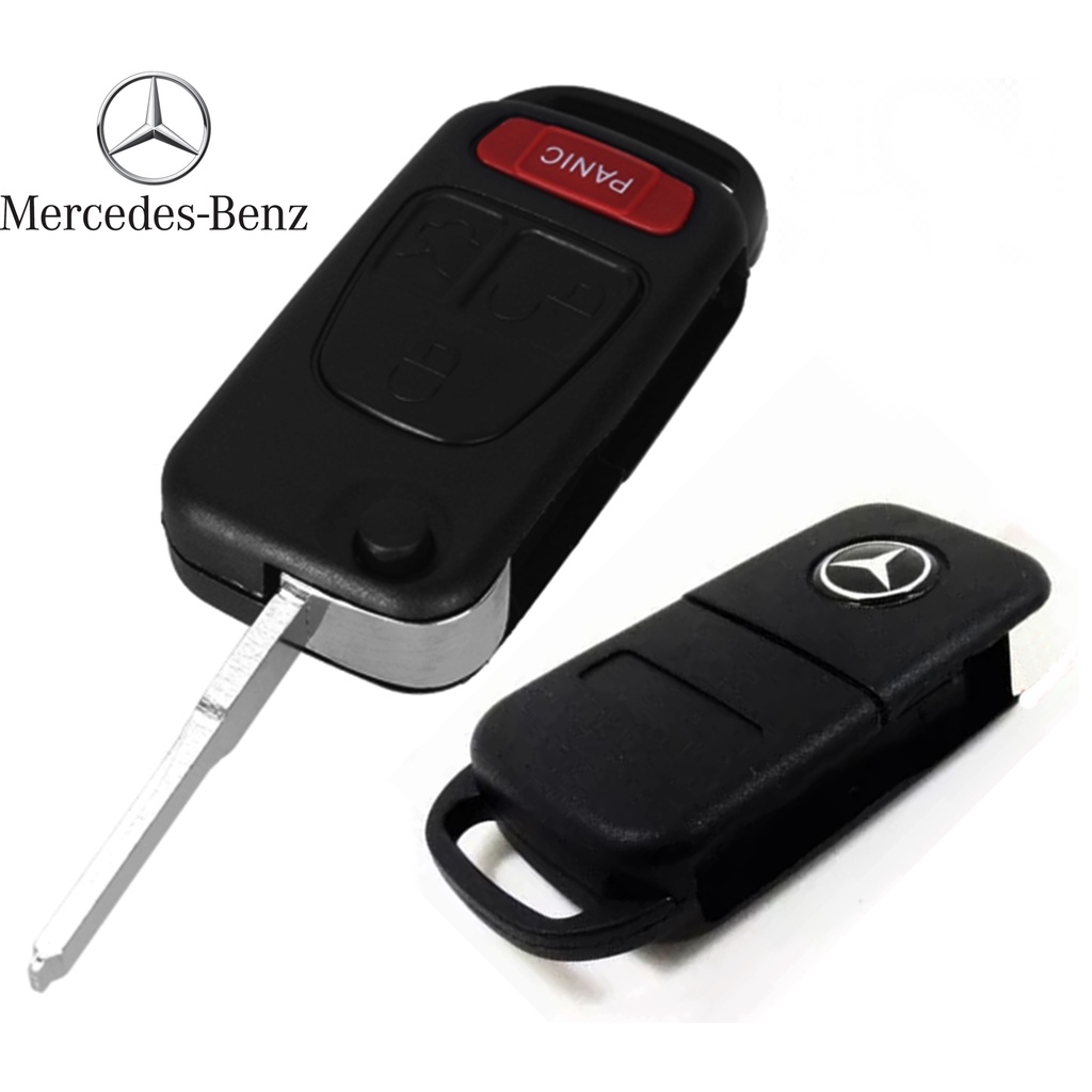 Chave Canivete Mercedes 3 Botões + Pânico | Shopee Brasil
