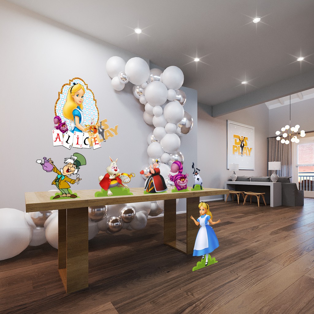 Festa Alice (Placa e Display Alice) | Shopee Brasil