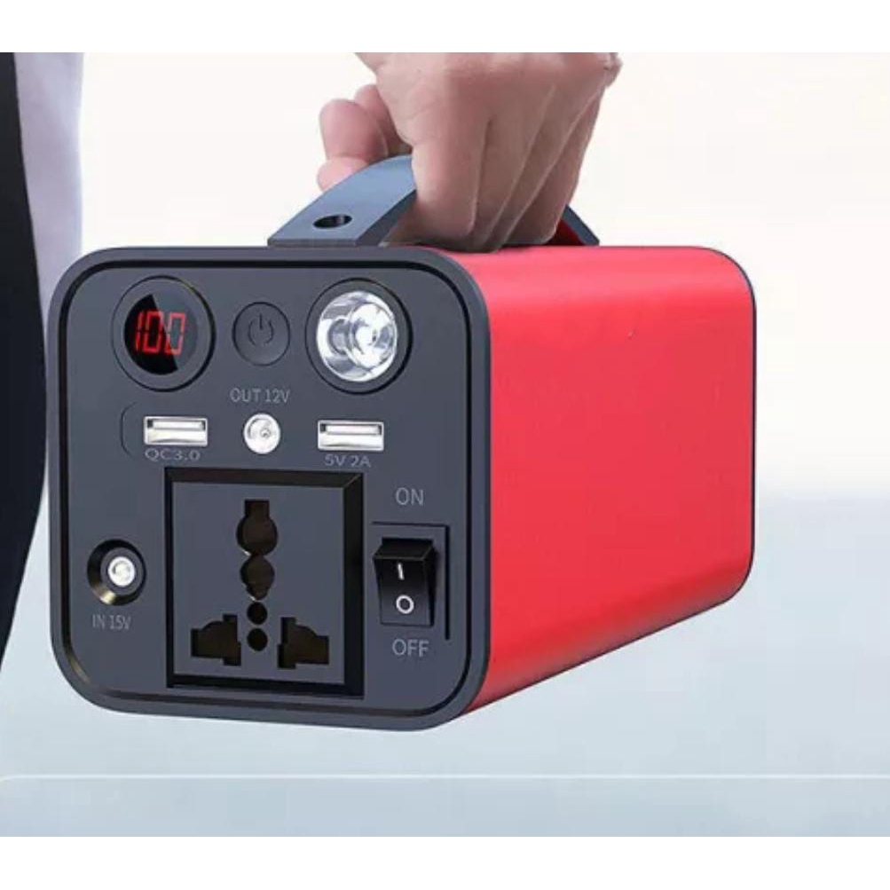 Inversor de potencia de energia solar portatil 160wh/43200ma | Shopee Brasil