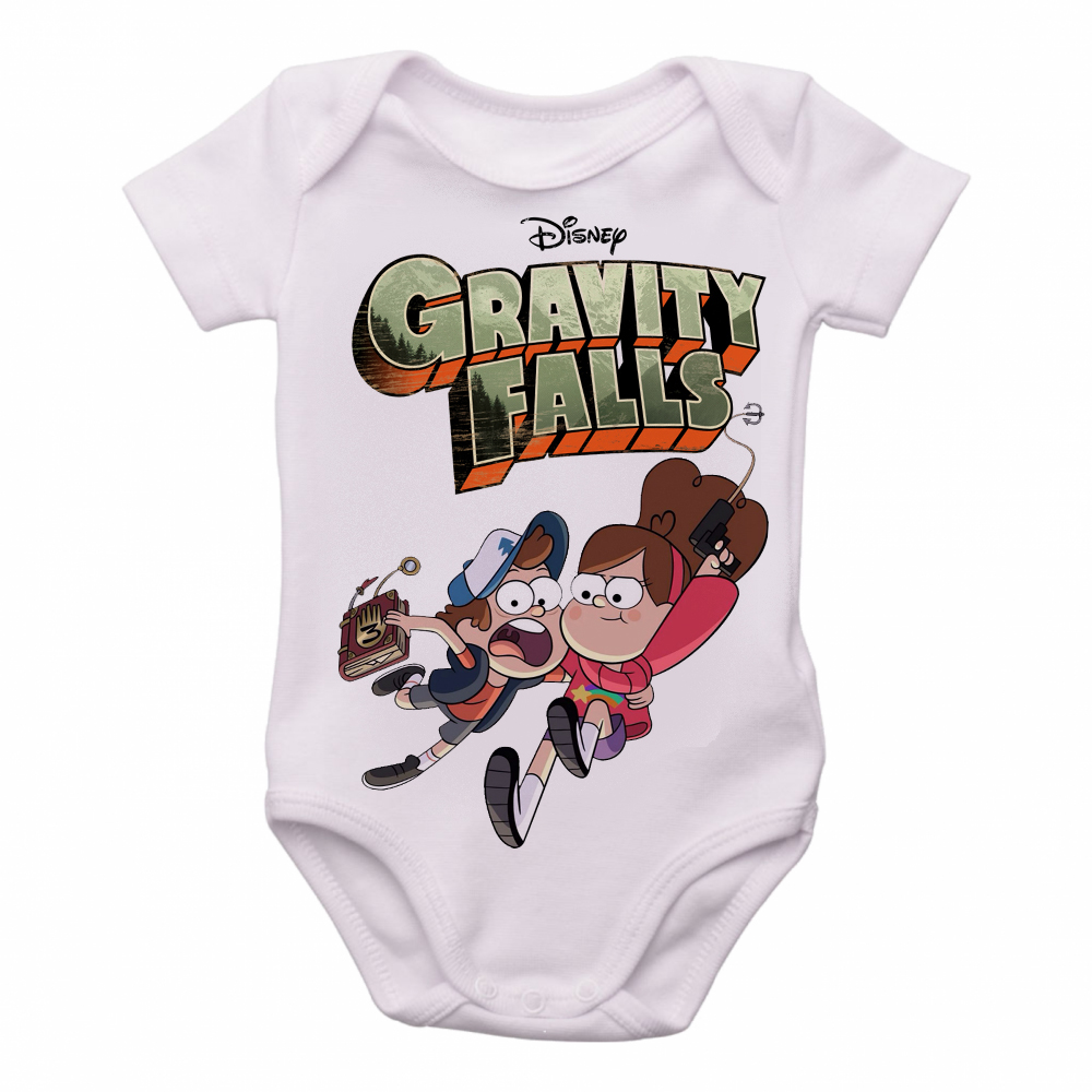 Roupa Bebê Gravity Falls arma livro infantil criança body bore | Shopee ...