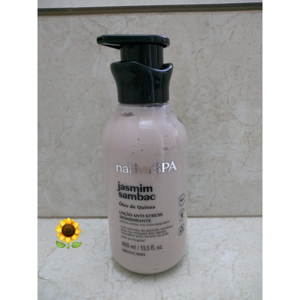 Loção Hidratante Corporal Nativa Spa Jasmim Sambac 400 ml - O Boticário ...