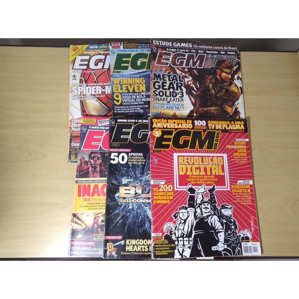 Revista EGM - Nº 2, 33, 43, 46, 50 e 51 (Leia Descrição) | Shopee Brasil