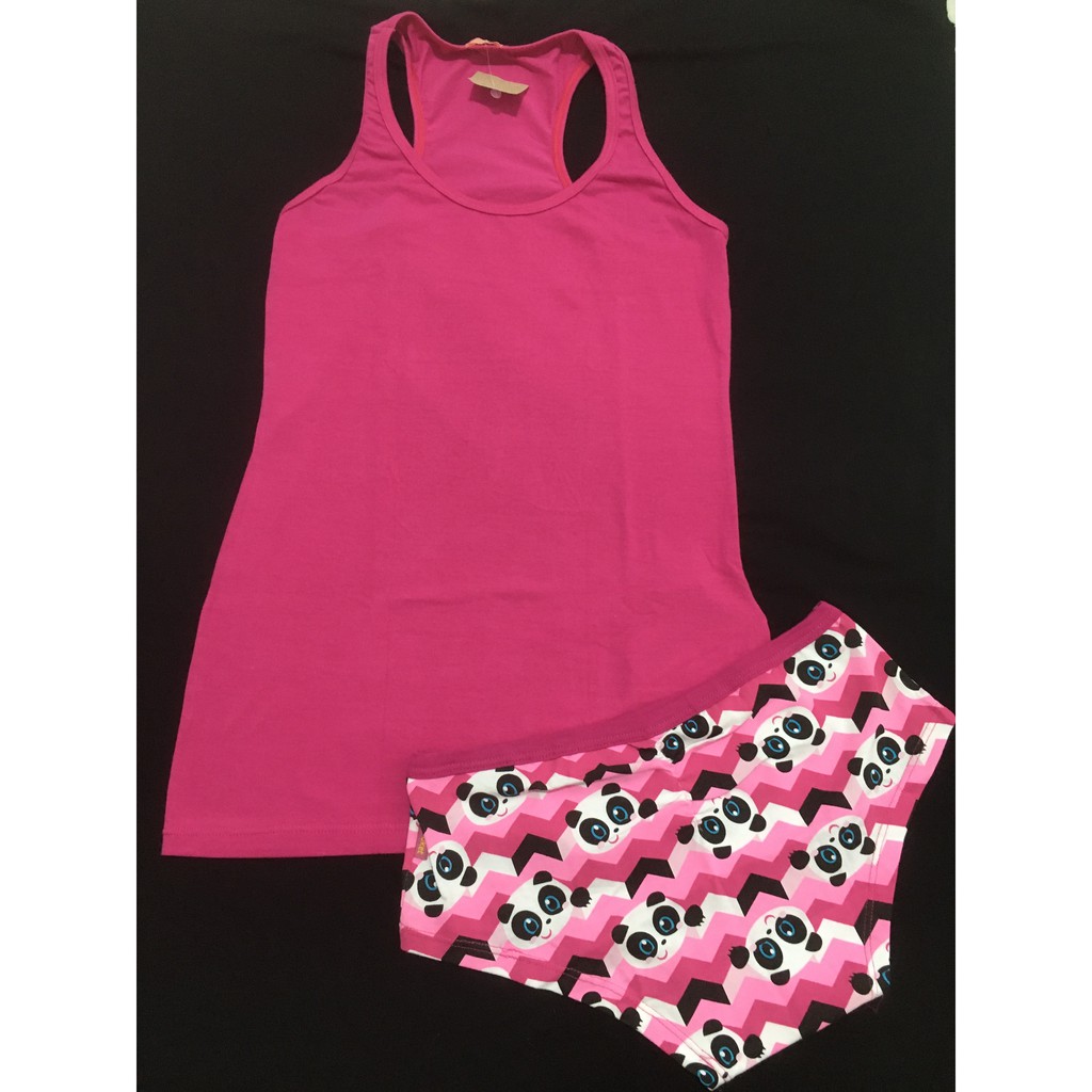 Pijama Panda Puket Regata Feminino - Adulto. | Shopee Brasil