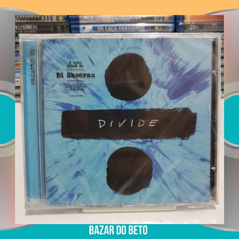 CD Ed Sheeran - divide ÷ (Lacrado) (LEIA A DESCRIÇÃO) | Shopee Brasil